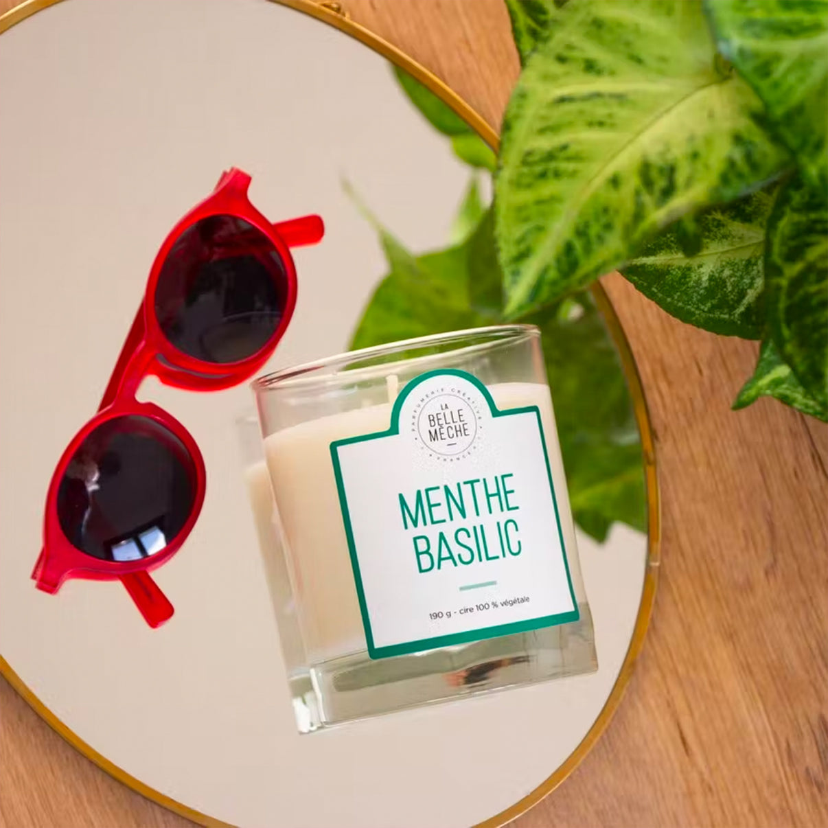 Bougie Menthe Basilic – Mieux Que Des Fleurs