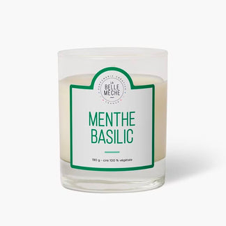 Une bougie Menthe Basilic – Mieux Que Des Fleurs